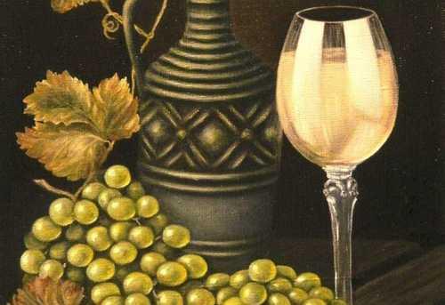 Молодое вино" Картина маслом на холсте