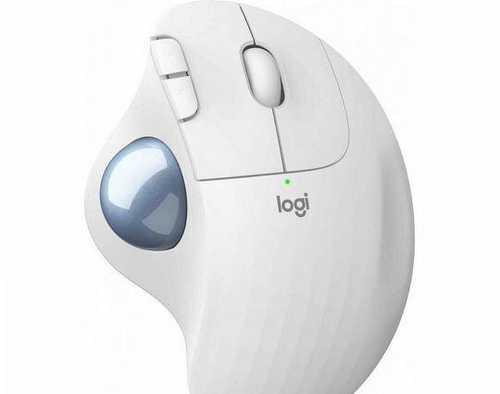 Мышь-трекбол Logitech M575 Ergo, белый