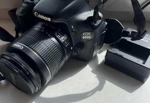 Фотоаппарат Canon 600d с объективом 18-55mm VR(15)