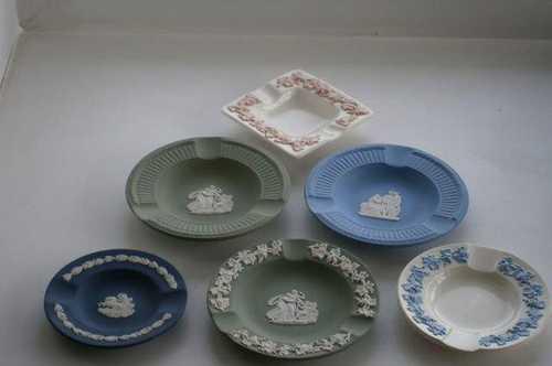 Wedgwood Фарфор Пепельницы Этрурия Джаспер Англия