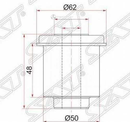 Сайлентблок рычага Mitsubishi L200 Pajero Montero Sport 08- stmr992256