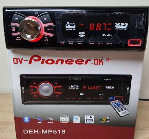 Автомагнитола Pioneer 1 din с Bluetooth