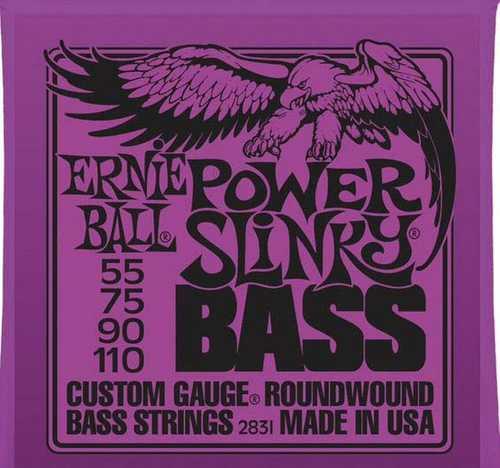 Ernie Ball 2831 струны для бас гитары 55-110