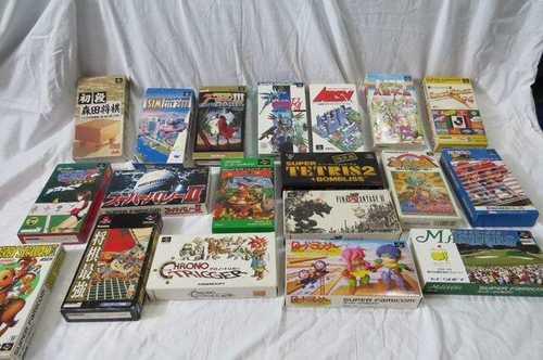 Игры для snes Famicom в коробках