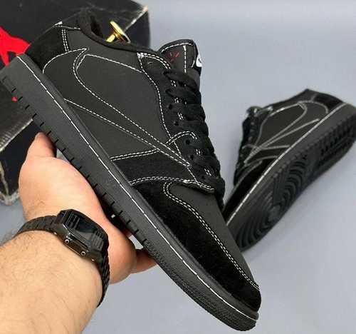 Кроссовки Nike air jordan 1 black