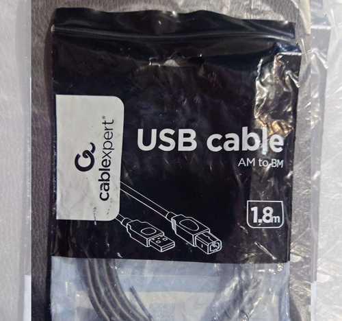 Кабель интерфейсный USB 2.0 Cablexpert AM/BM