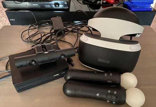 Sony playstation 4 vr шлем + полный комплект