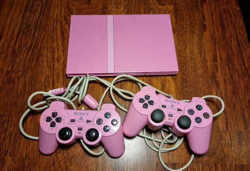 Sony playstation 2 pink PS 2 розовая