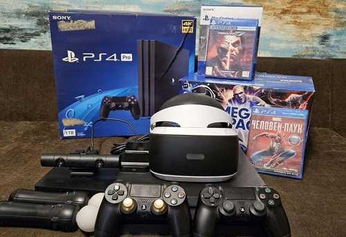 Sony PS4 pro 1tb + vr