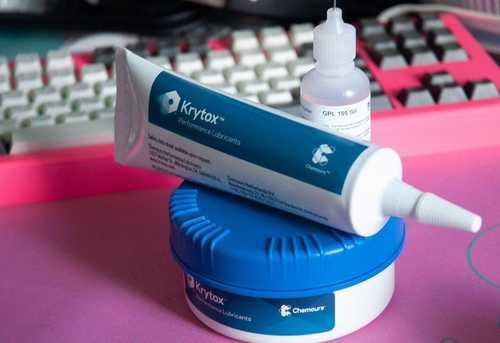 Смазки Krytox и Superlube для клавиатуры