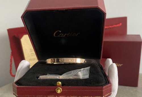 Браслет Cartier love розовое золото