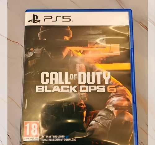 Call of duty black ops 6 ps5 диск