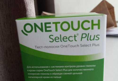 Тест-полоски One Touch Select Plus 100 шт. в упак
