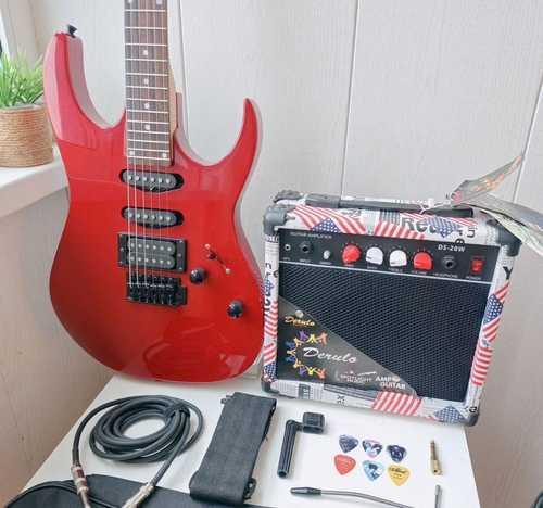 Электрогитара StarSun Superstrat  комб  аксесс