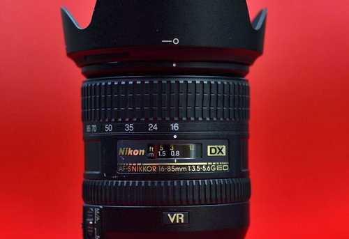 Nikon DX AF-S Nikkor 16-85mm 1:3.5-5.6G ED VR SWM