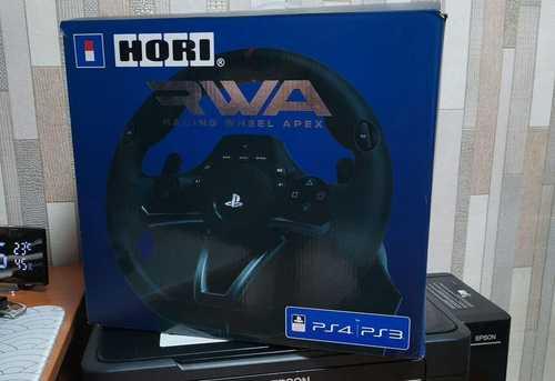 Игровой руль hori racing wheel apex