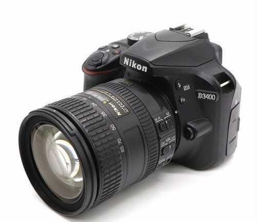 Nikon D3400 kit 16-85mm f/3.5-5.6G ED VR AF-S DX N
