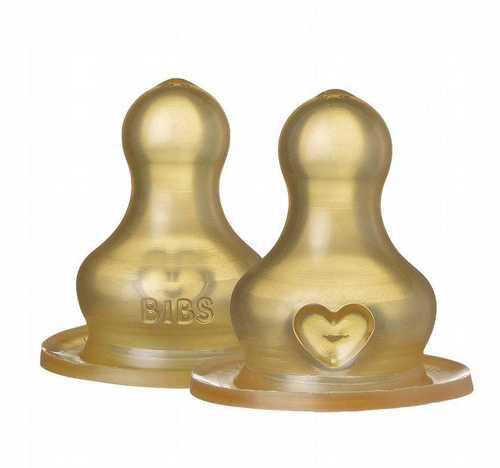 Bibs Cоски для бутылочки средний поток, 2 шт