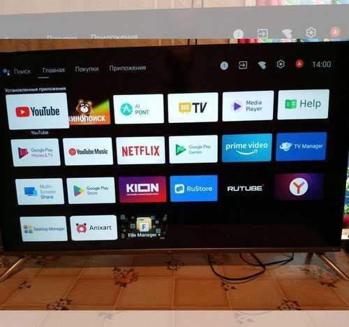 Телевизор SMART tv 43 дюйма бу