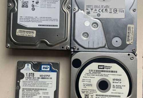 Жесткий диск HDD. Размер 3.5 и 2.5. Объем 1 TB