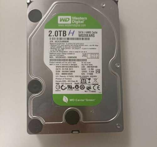 Hdd 2tb 3.5