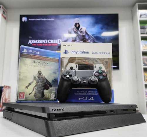 Sony PS4 Slim   2 геймпада   126 игр