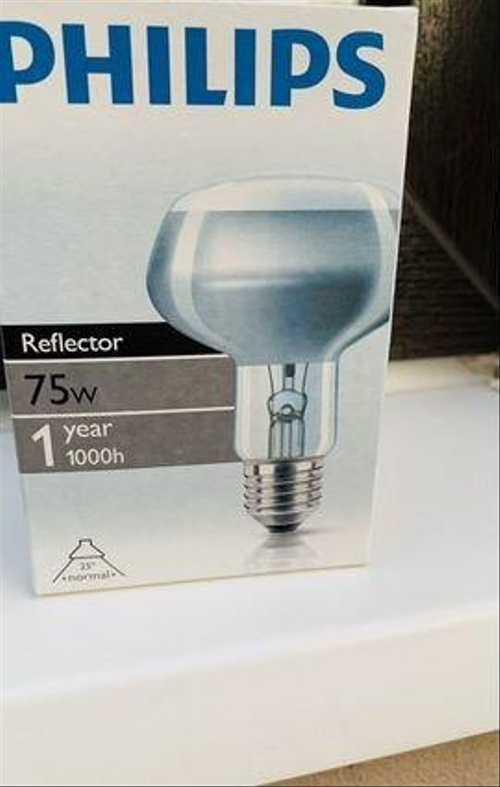 Лампа накаливания Philips Reflector 75W 230v E27