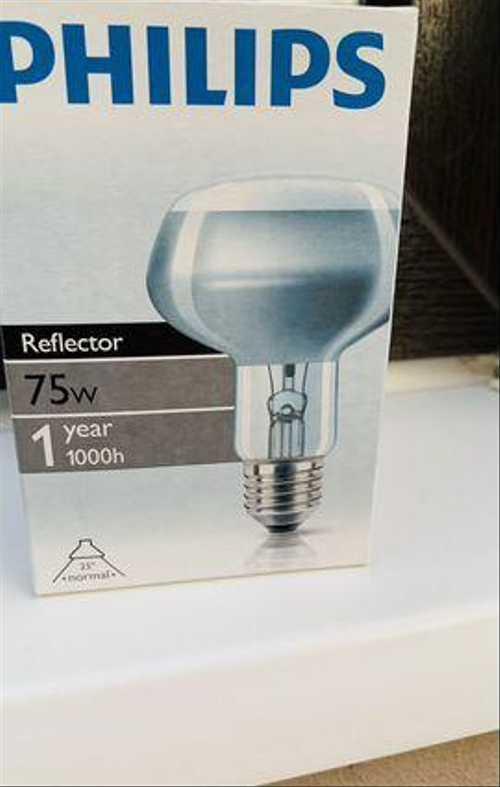 Лампа накаливания Philips Reflector 75W 230v E27