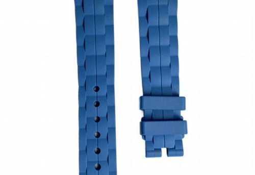 Синий ремешок на часы Chopard 18/16мм Оригинал