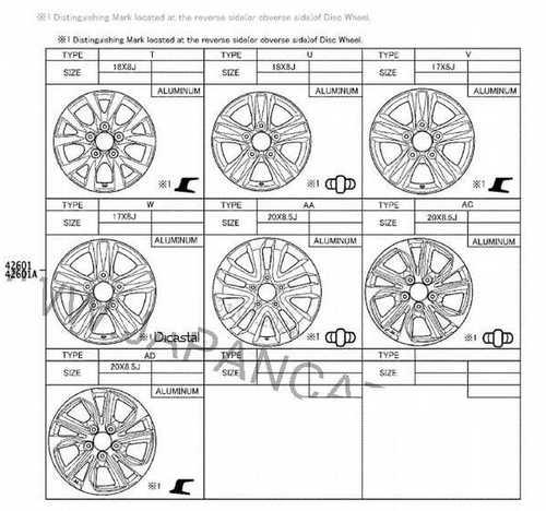 Диск колесный FD54 Toyota Land Cruiser toyota