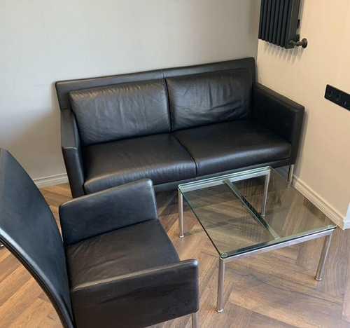Офисное трио (диван, кресло, стол) Walter Knoll