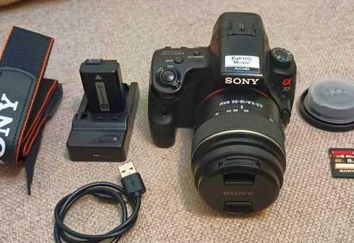 Зеркальный фотоаппарат Sony SLT-A37 kit 18-55