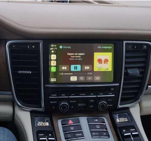 CarPlay беспроводной на Porsche