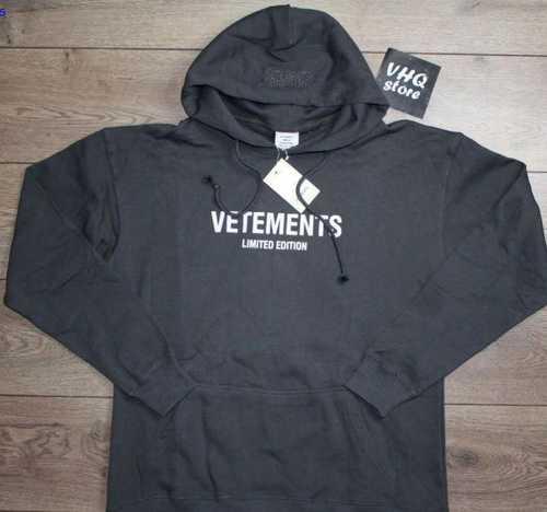 Vetements худи серое оверсайз (Арт.41789)