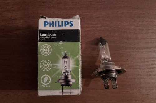 Лампа автомобильная галогенная philips H7