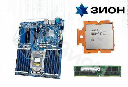 Gigabyte MZ33-AR0+ AMD epyc Genoa 9654+DDR5 512gb+