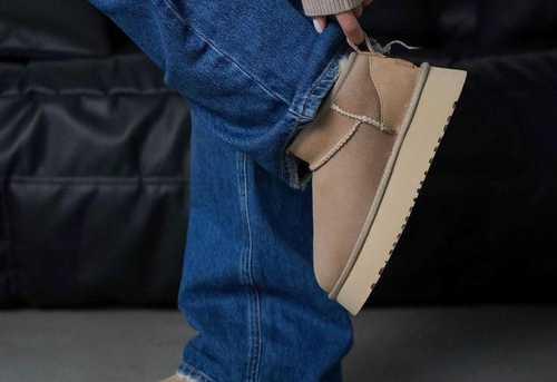 Угги Ugg ultra mini platform натуральные