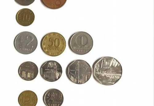 Монеты разных стран 29 шт
