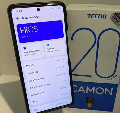 TECNO Camon 20 Pro 5G, 8/256 ГБ