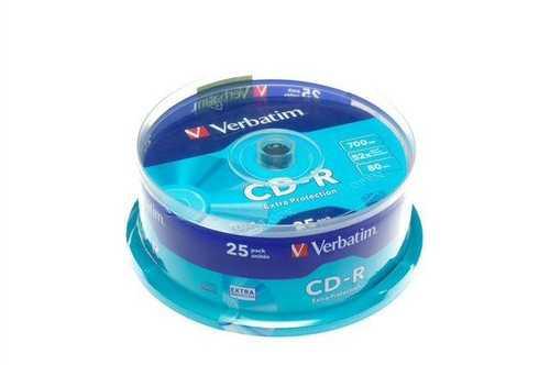 Болванки Verbatim Extra Protection CD-R 25 шт