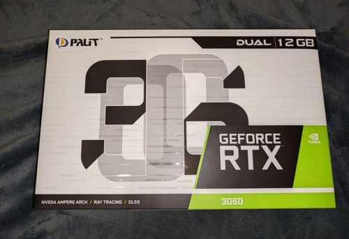 Palit GeForce RTX 3060 dual 12GB (Новая, Ситилинк)