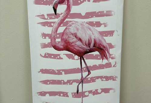 Картина Фламинго розовый 40*60 см