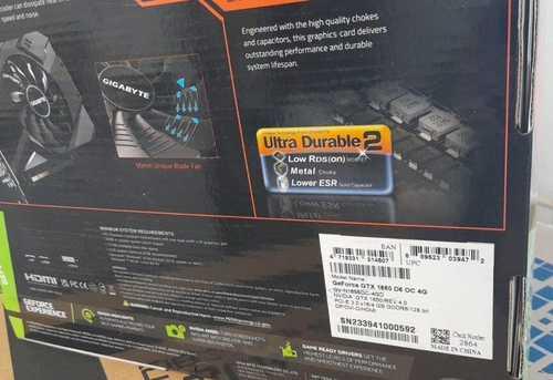 Видеокарта nvidia GeForce GTX 1650 4Гб PCI-E