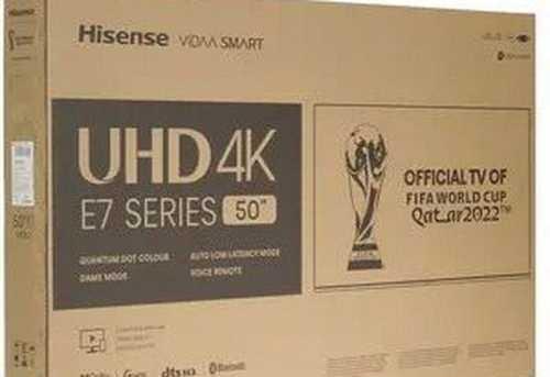 50" (127 см) Телевизор LED Hisense 50E7HQ черный
