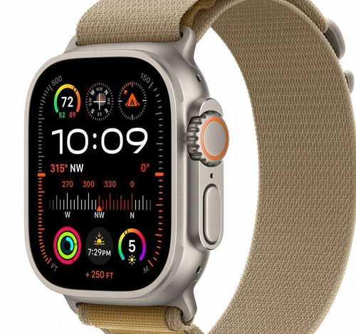 Apple Watch Ultra 2 49mm Titanium Tan Alpine