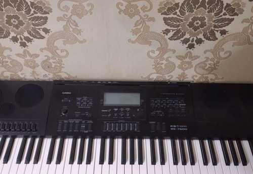 Синтезатор casio wk 7600