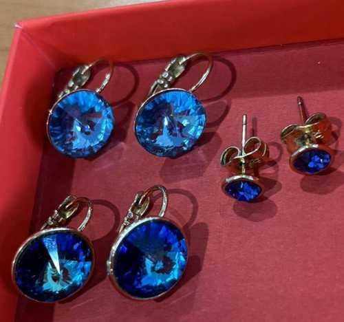 Сережки (камень swarovski)