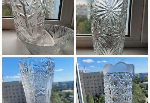 Хрустальные вазы