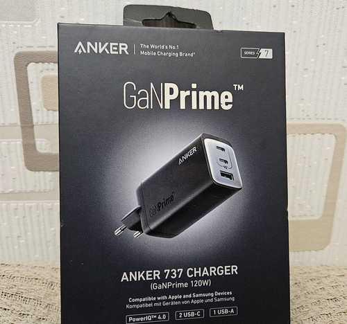 Зарядное устройство Anker 737 GaN III 120W A2148