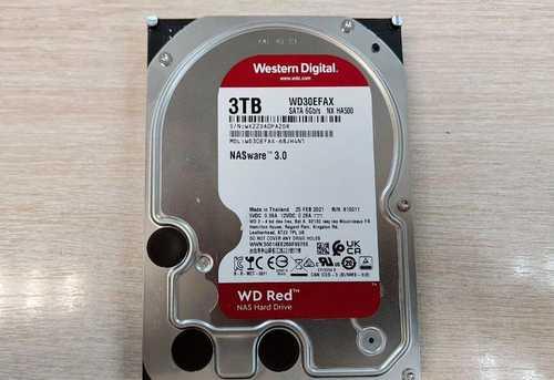 Жесткий диск WD Red IntelliPower WD30efax, 3Tb